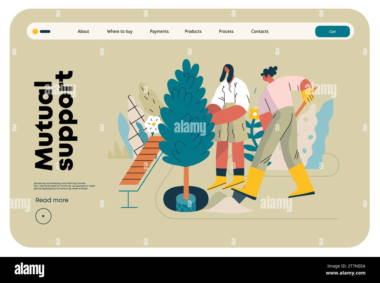 Reciprocal assistance Stock Vector Images - Alamy