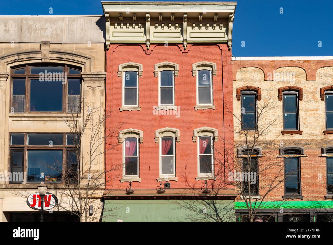 Jackson, Michigan - United States - November 14th, 2023: Downtown ...