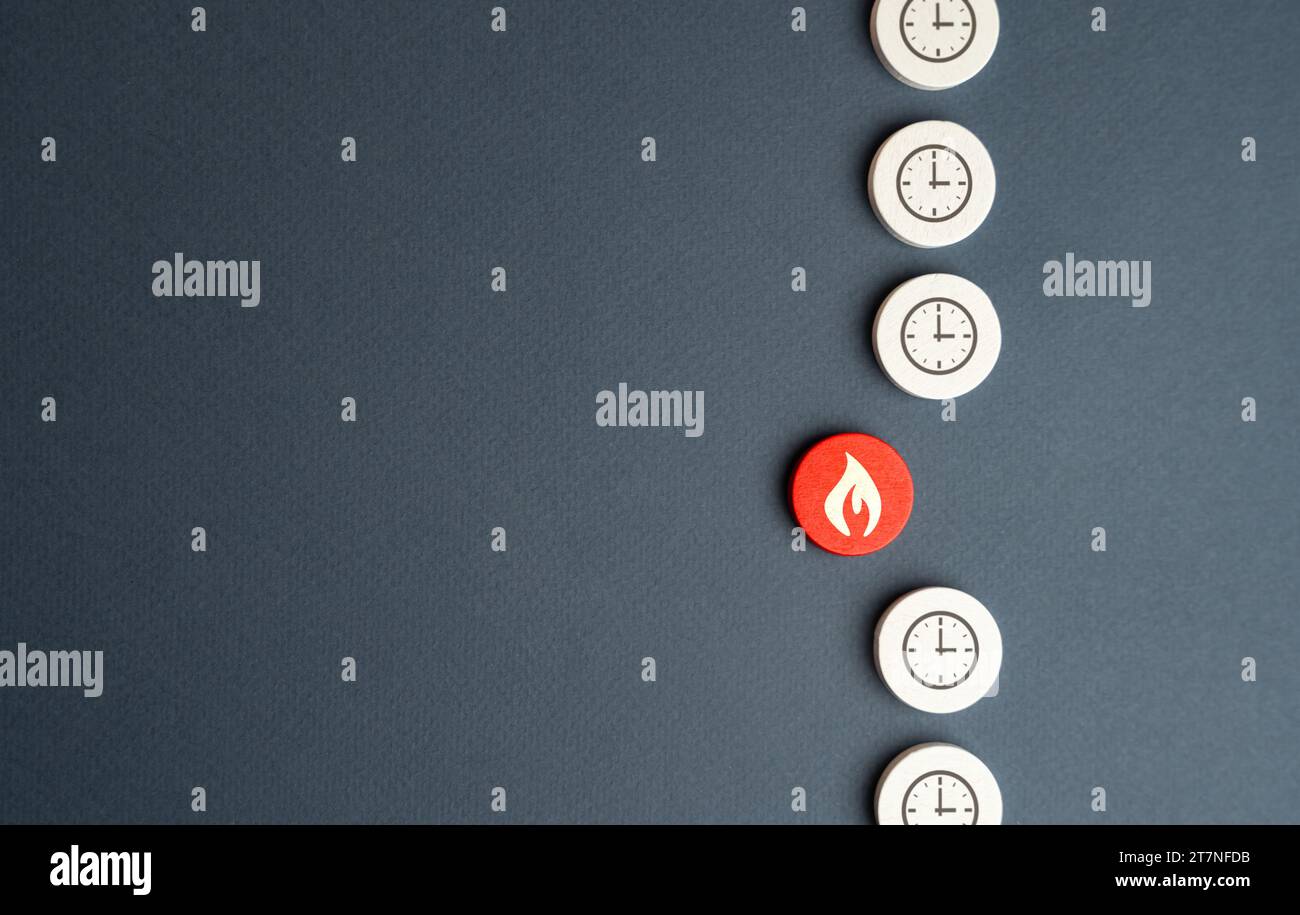 The best time to take action. Get off schedule. Failure to meet the ...