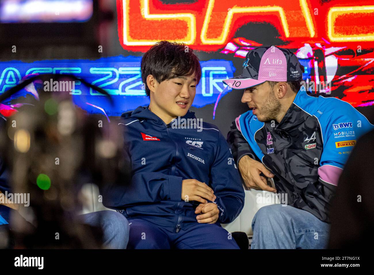 Las Vegas, United States, November 15, Yuki Tsunoda, from Japan ...