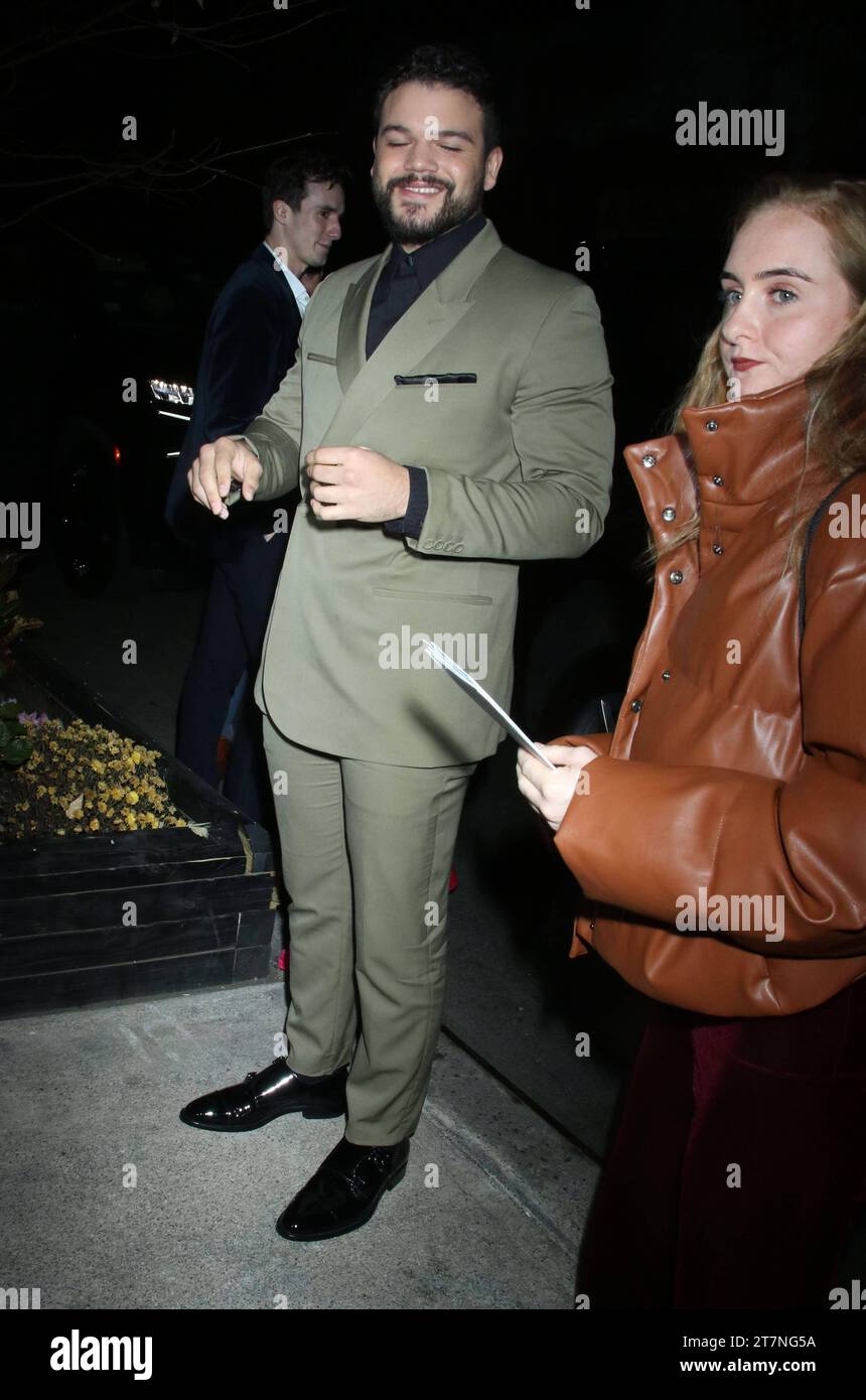 NEW YORK, NY- NOVEMBER 15: Josh Andres at the screening of The Hunger ...