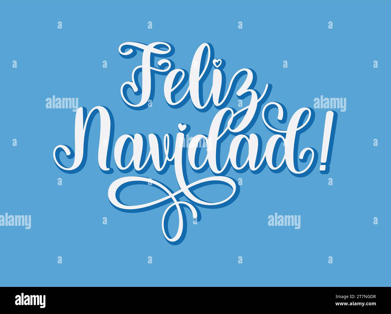 Hand sketched FELIZ NAVIDAD quote in Spanish as banner. Translated ...