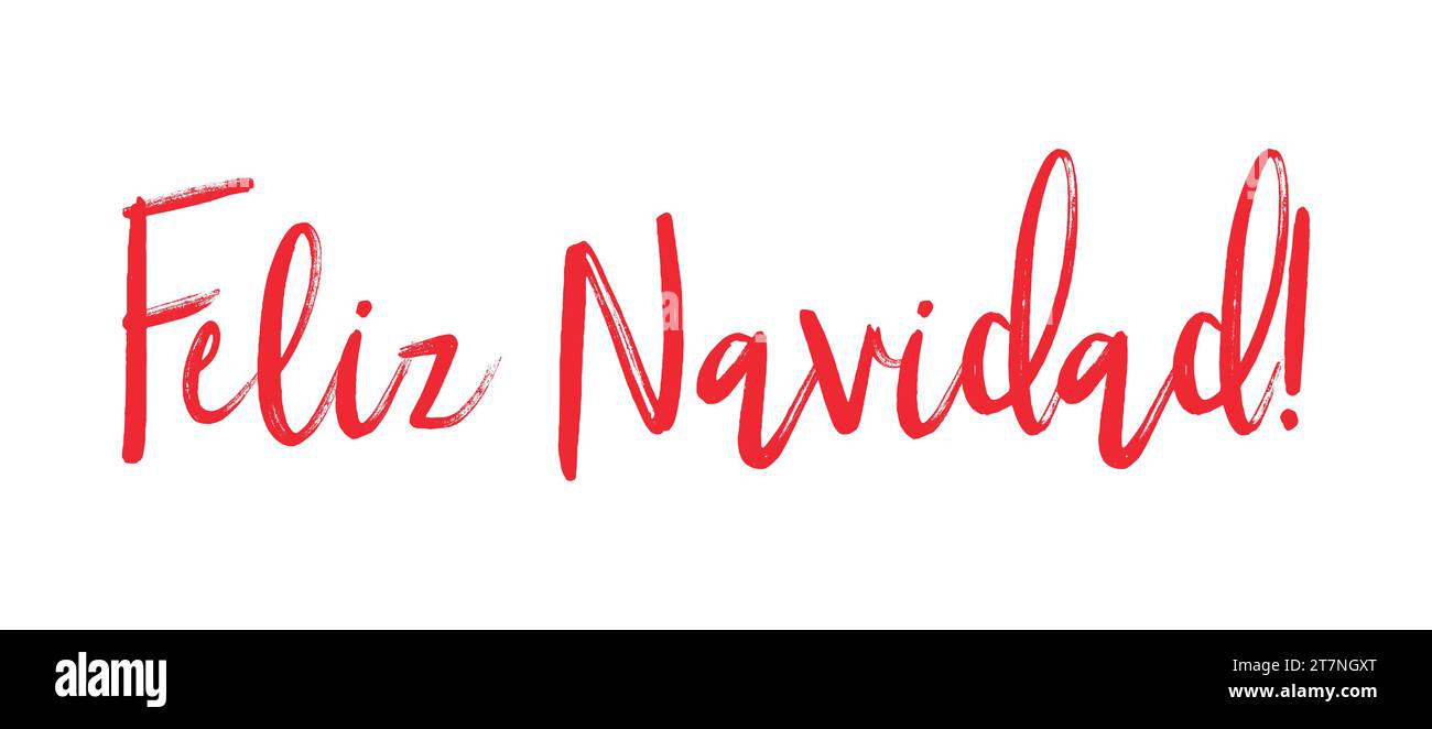 Hand sketched FELIZ NAVIDAD quote in Spanish as banner. Translated ...