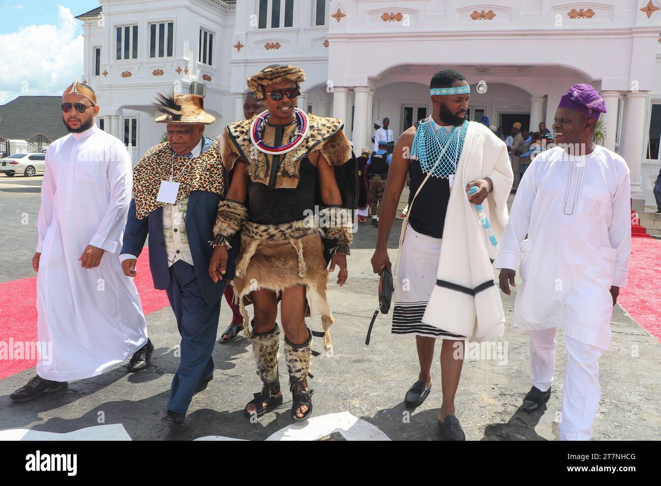 People gather to observe the Olojo Festival celebration at Ile-Ife, in ...