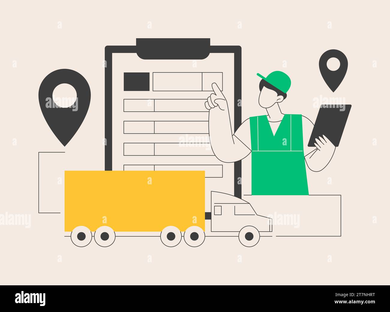 Bill of lading illustration hi-res stock photography and images - Alamy