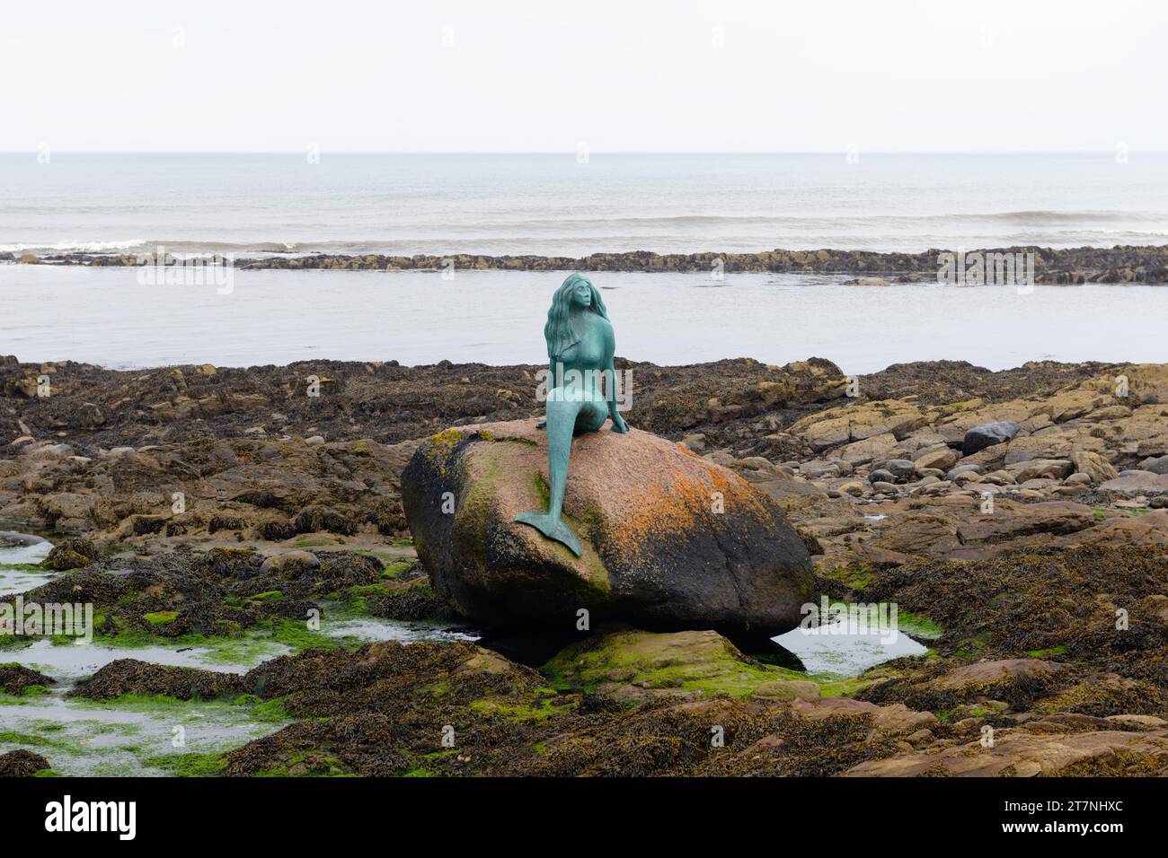 In Balintore,Tain, Scotland, on a rock in the sea named 'Clach Dubh ...