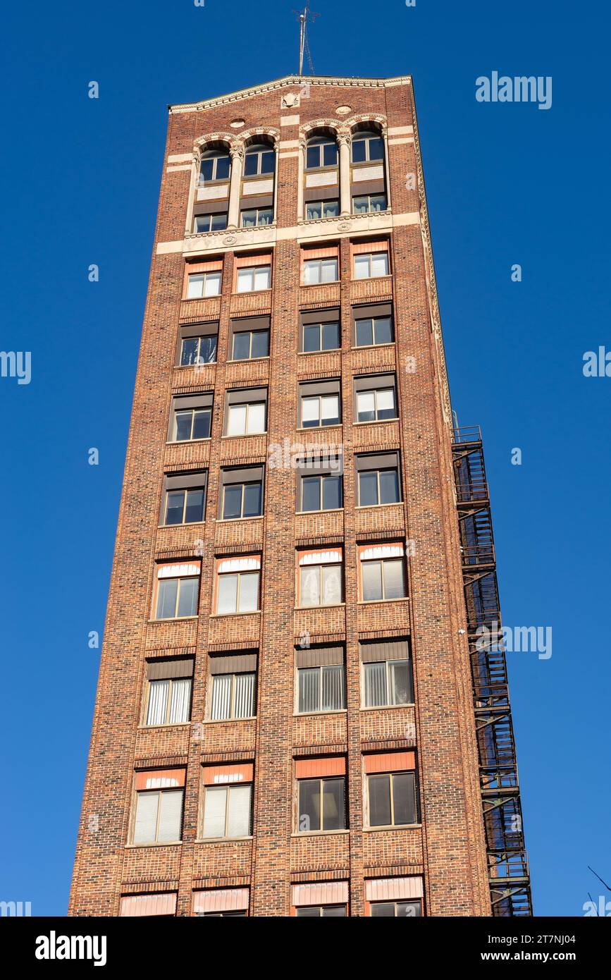 Downtown building in Jackson, Michigan, USA Stock Photo - Alamy