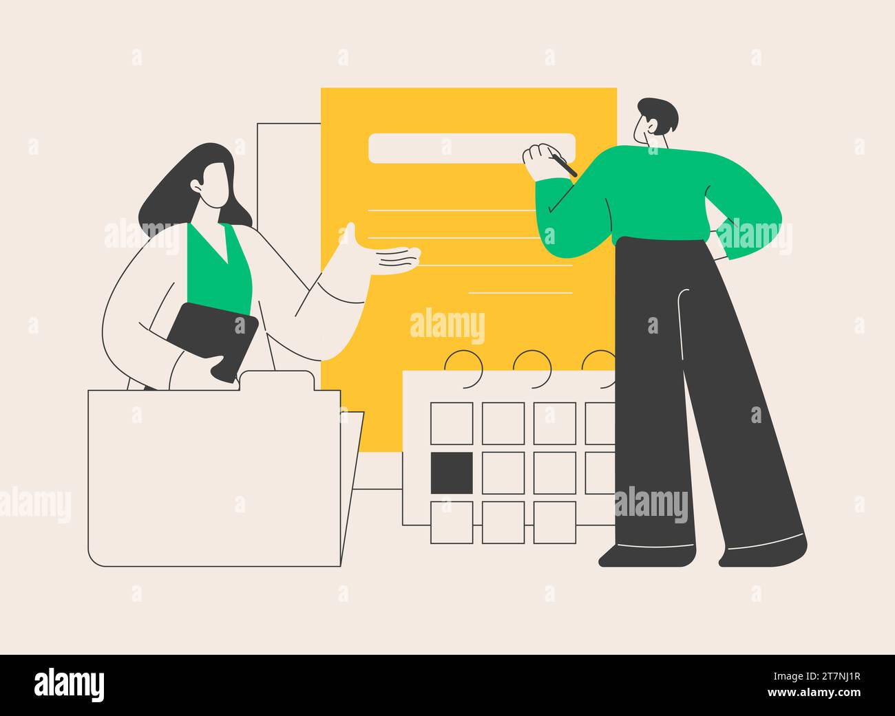 Sales contract terms abstract concept vector illustration Stock Vector ...