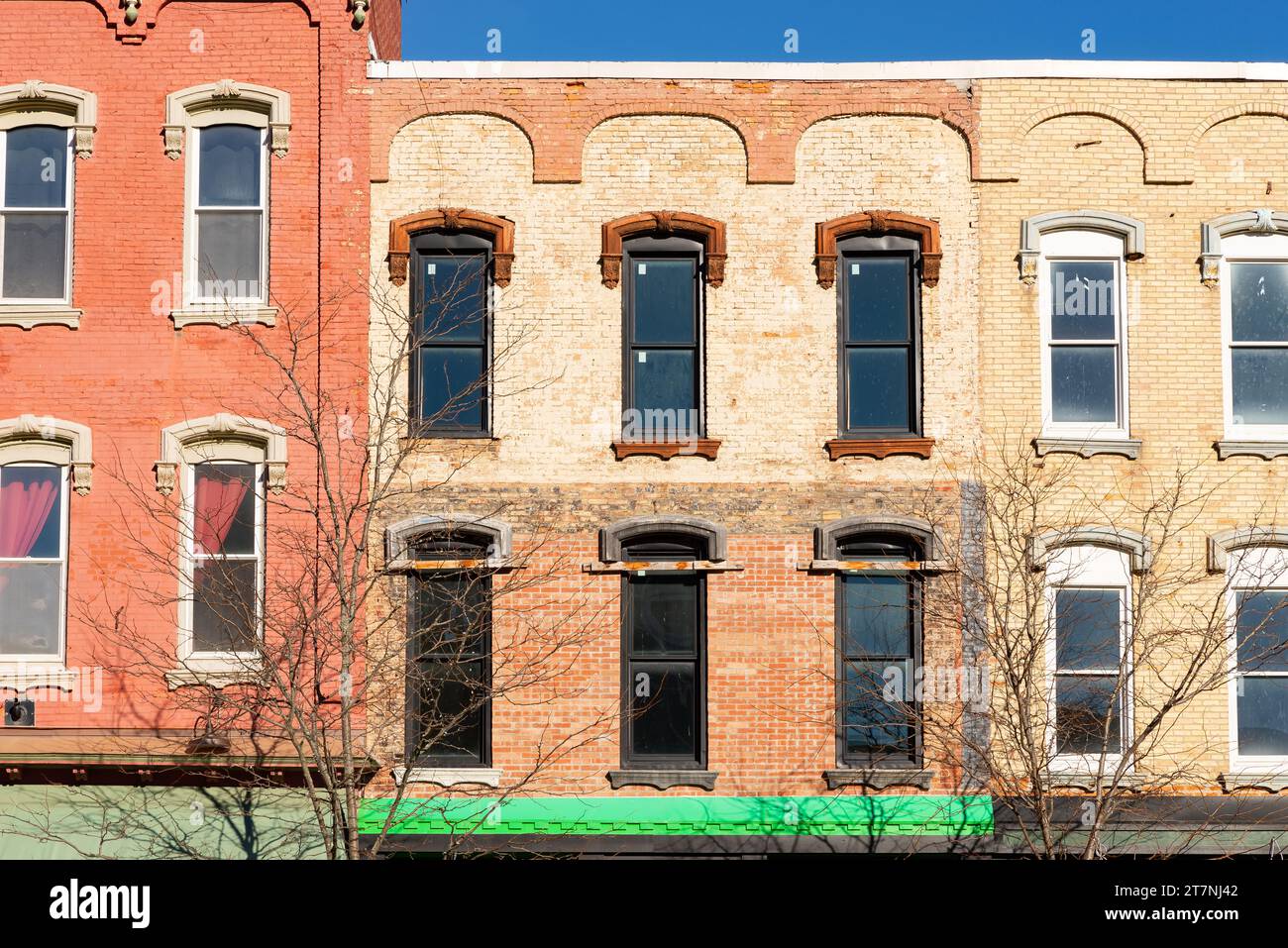 Downtown building in Jackson, Michigan, USA Stock Photo - Alamy
