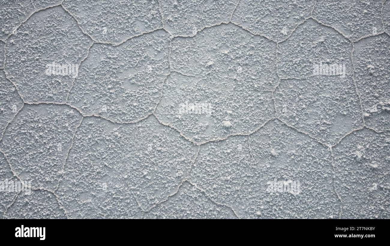 Salt tiles in the Salar de Uyuni in Bolivia. Amazing natural salt ...