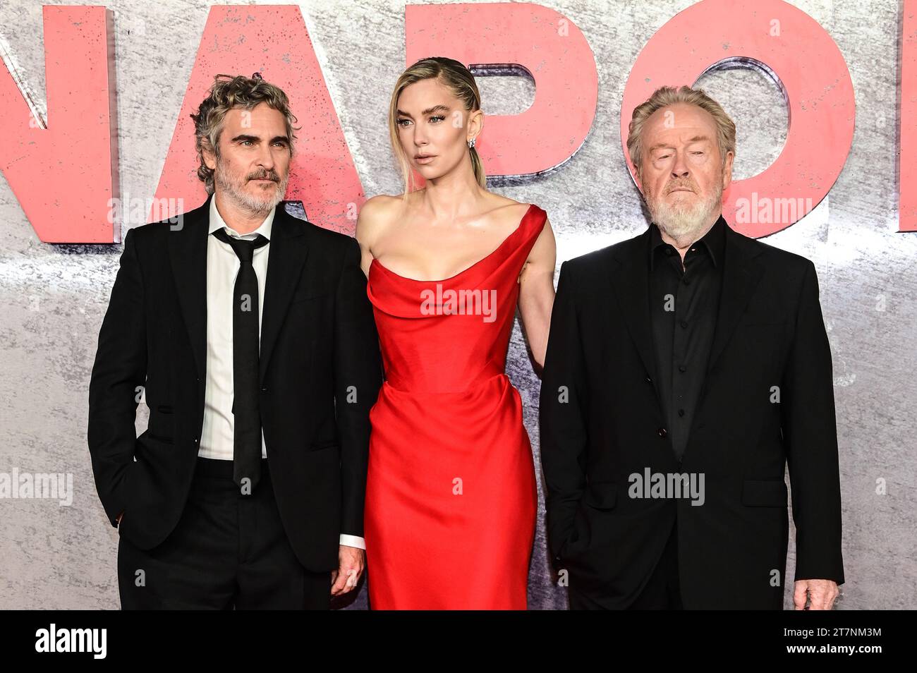 London, UK. 16th Nov, 2023. Joaquin Phoenix, Vanessa Kirby and Ridley ...