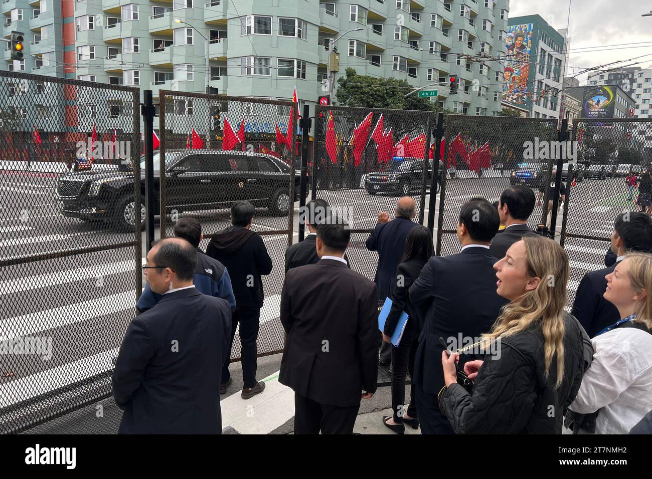 San Francisco, United States. 16th Nov, 2023. The motorcade carrying ...
