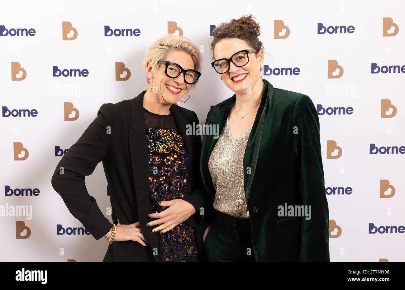 EDITORIAL USE ONLY Helen Thorn (left) and Ellie Gibson (Scummy Mummies ...
