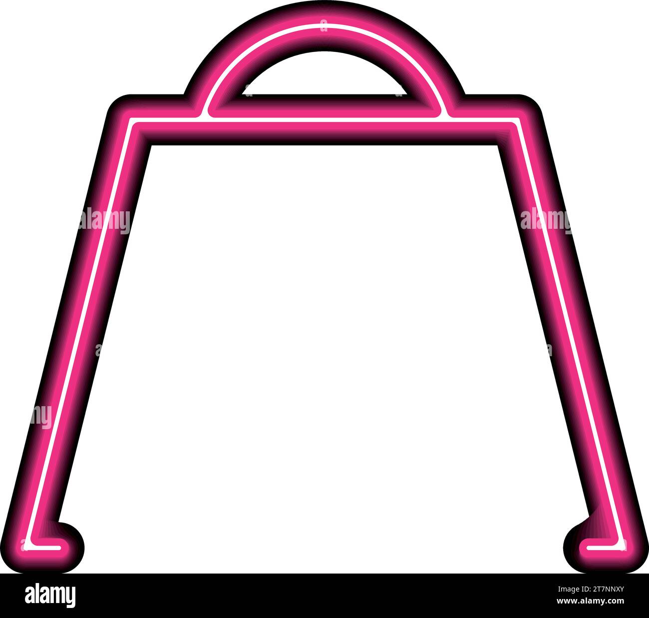 Bag glowing neon sign hi-res stock photography and images - Alamy