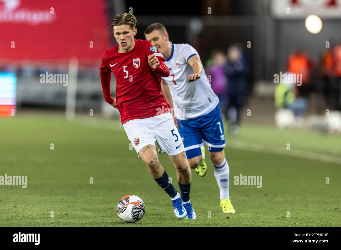 Oslo, Norway 16 November 2023 David Moller Wolfe of Norway and AZ ...