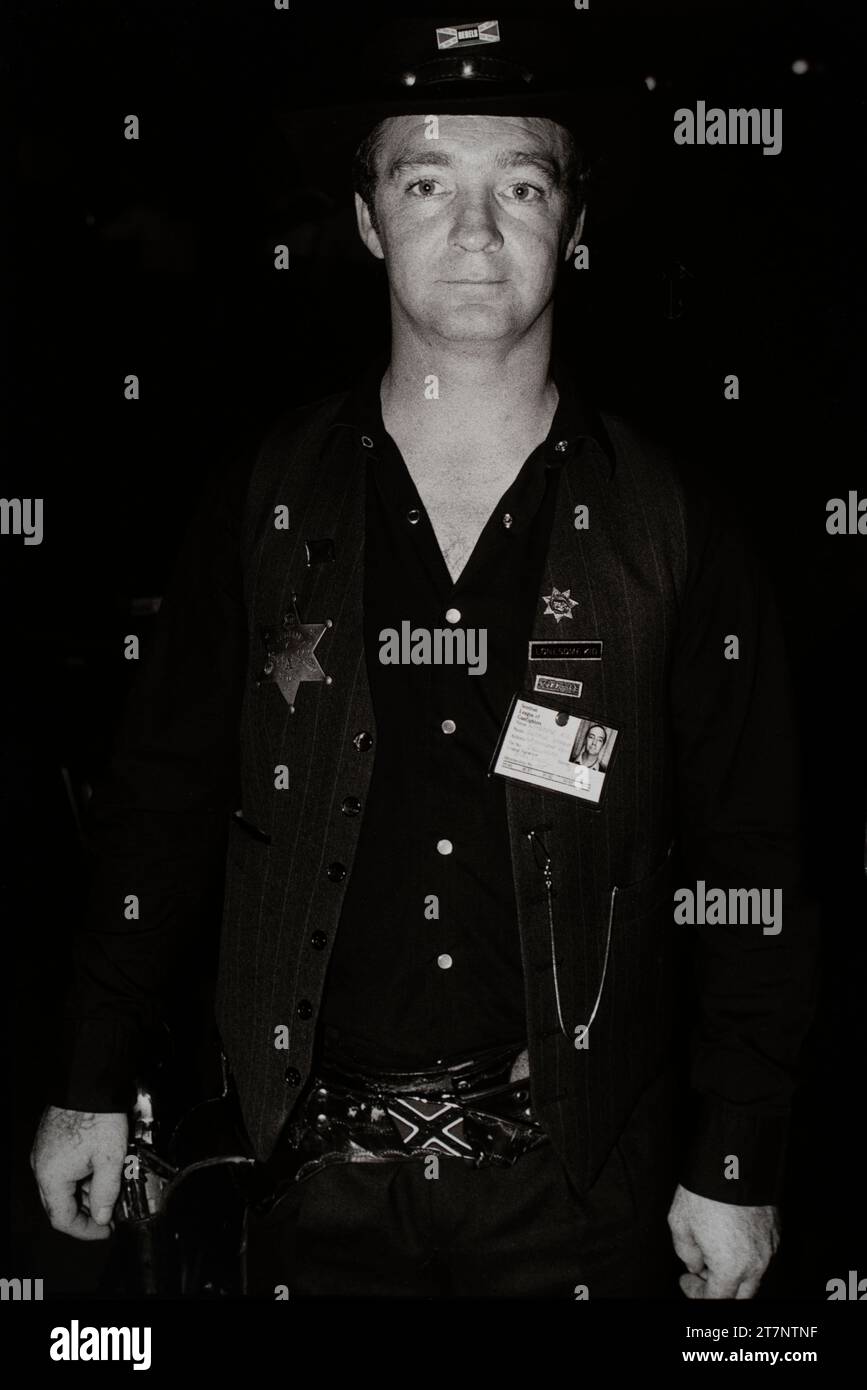 Cowboy at cowboy club Stock Photo - Alamy