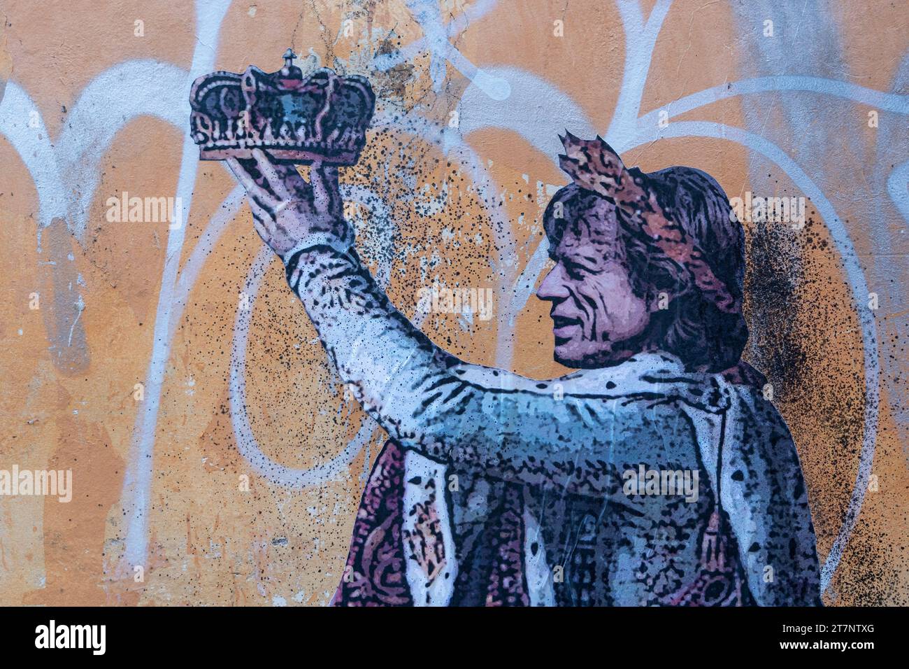 Rome, Italy. 13th Nov, 2023. General view of Mick Jagger crowns Damiano ...