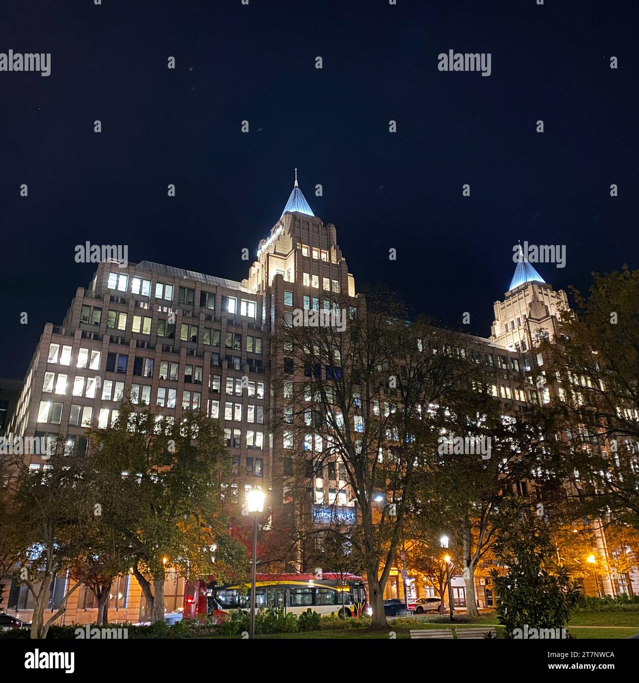 The offices of the Washington Post at One Franklin Square, Washington ...