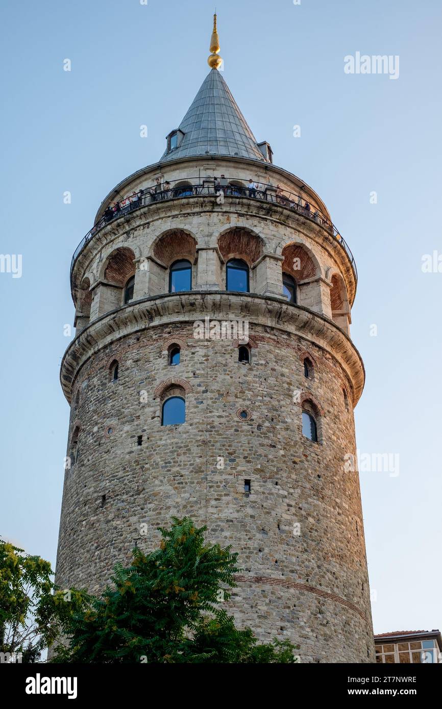Beautiful famous galata tower hi-res stock photography and images - Alamy