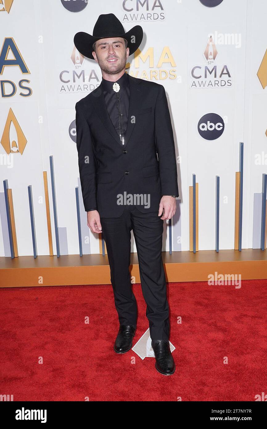 November 8, 2023, Nashville, Tennessee: Greylan James. 57th Annual CMA ...