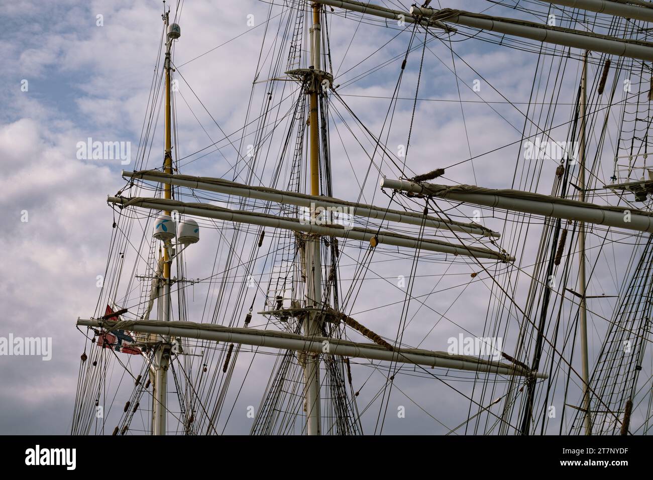 big ship mast in Norway Stock Photo - Alamy
