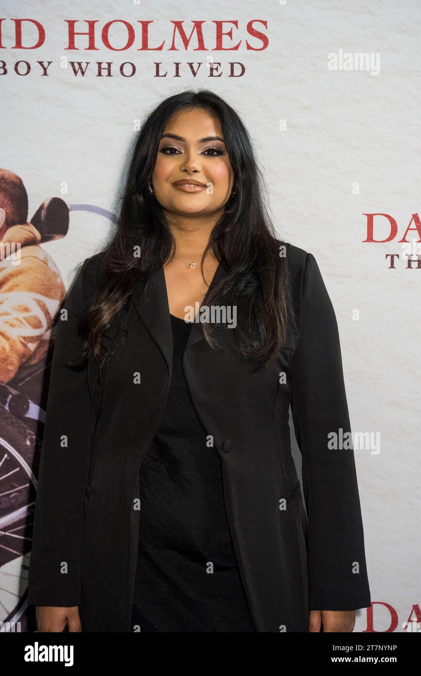 London, UK. 16 November 2023. Afshan Azad, Harry Potter actor, attends ...