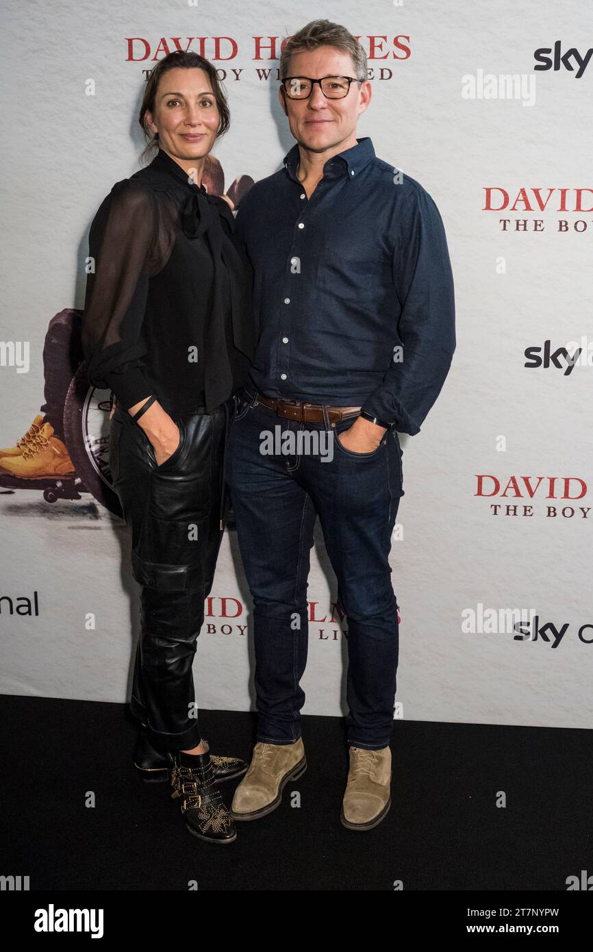 London, UK. 16 November 2023. Ben Shephard, TV presenter, and wife ...