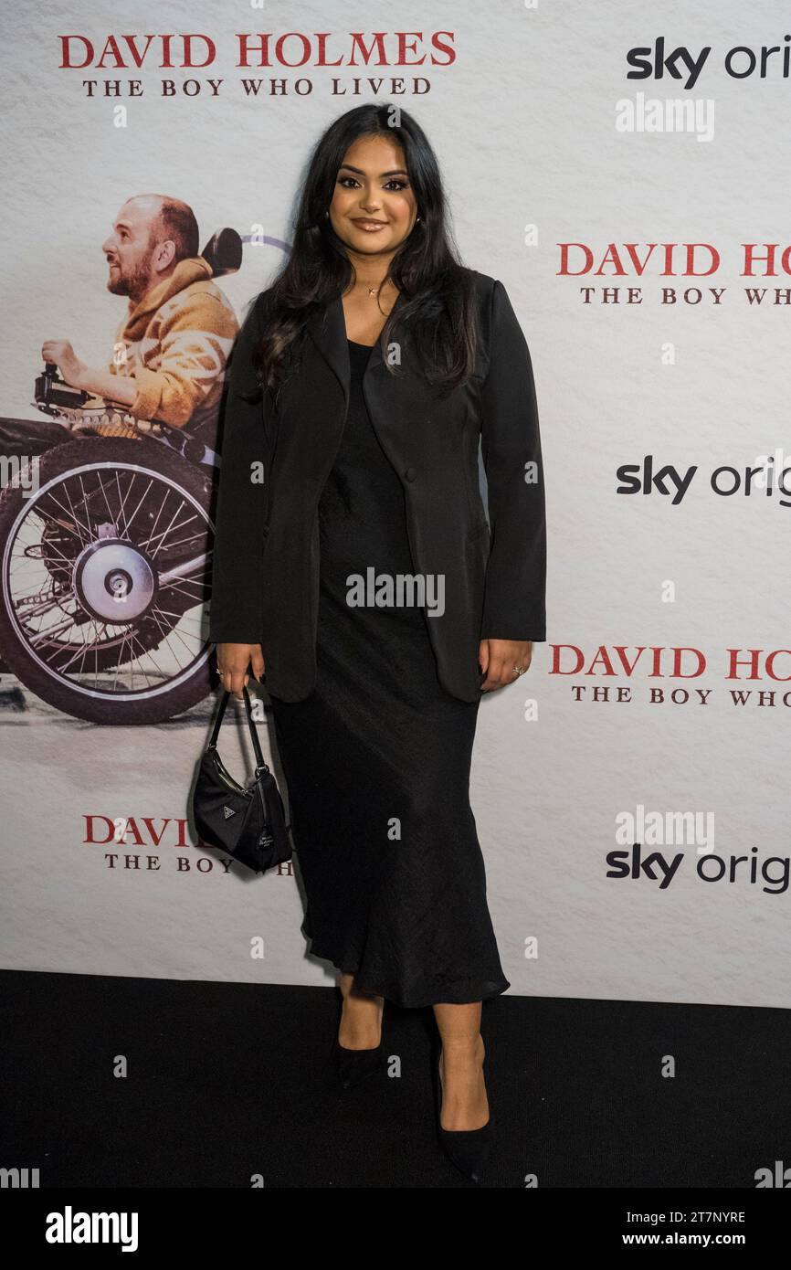 London, UK. 16 November 2023. Afshan Azad, Harry Potter actor, attends ...