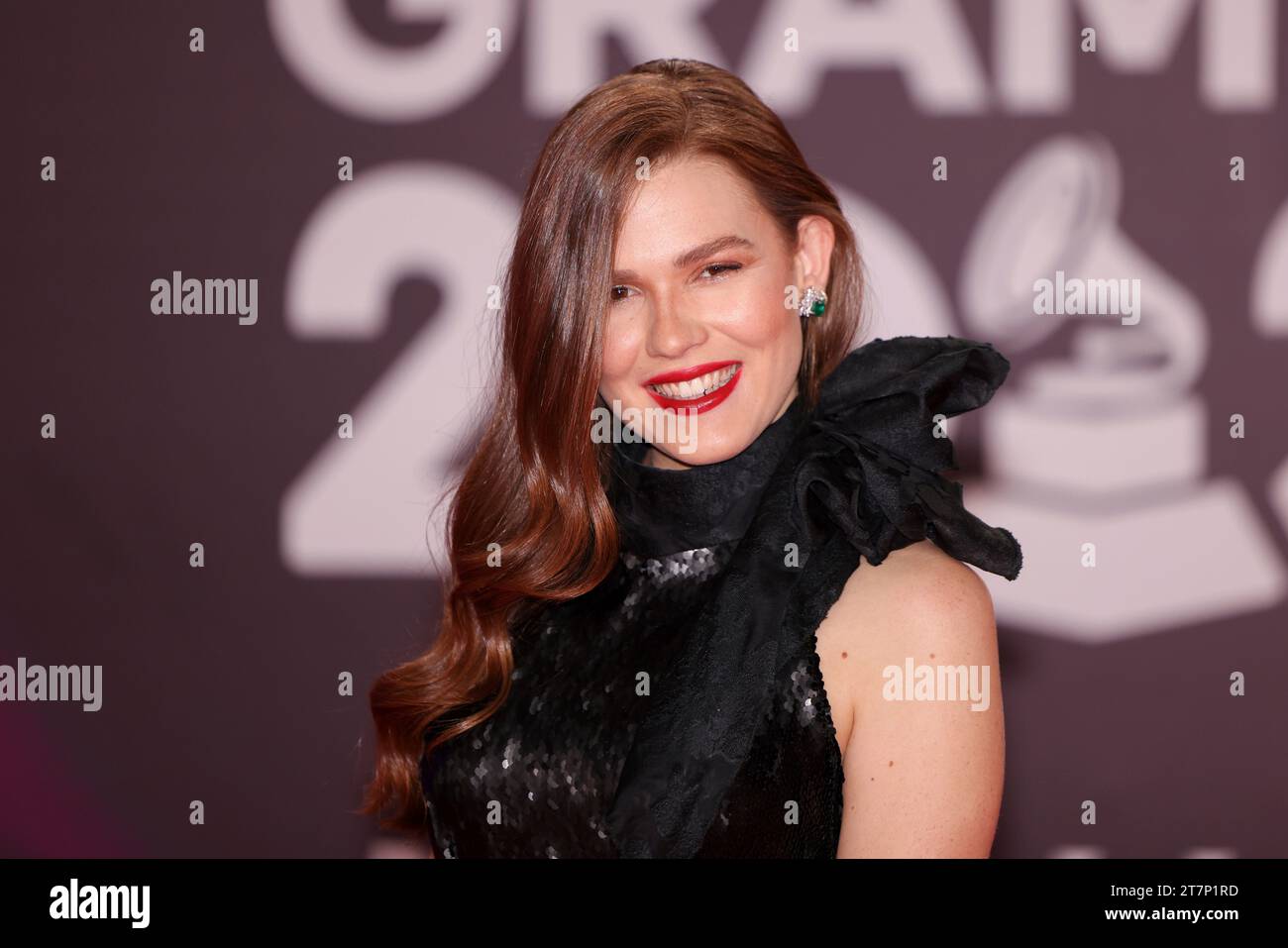 Vicky Van arrives at the 24th annual Latin Grammy Awards in Seville ...