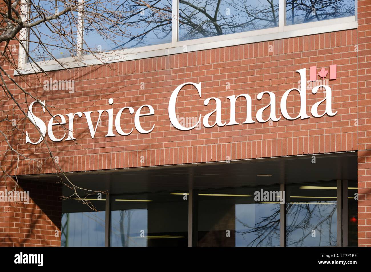 Sign of Service Canada Office in Halifax (Dartmouth Stock Photo - Alamy