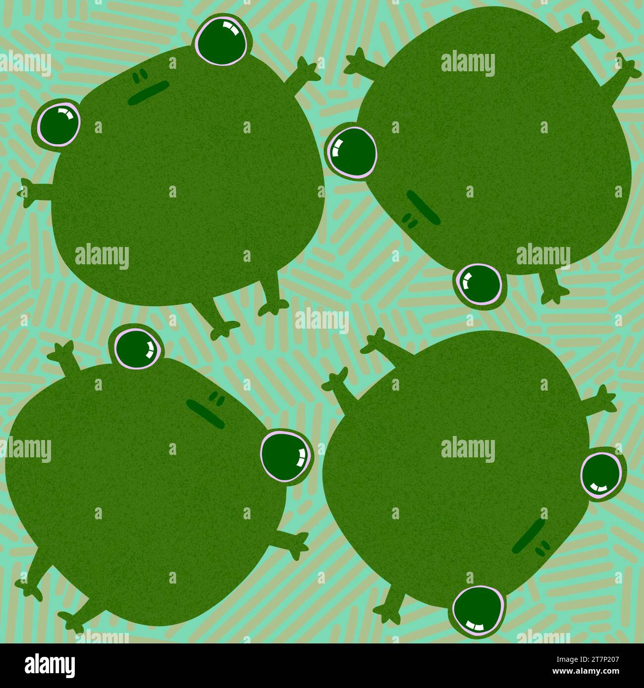 Cartoon animals seamless frogs pattern for wrapping paper and fabrics ...