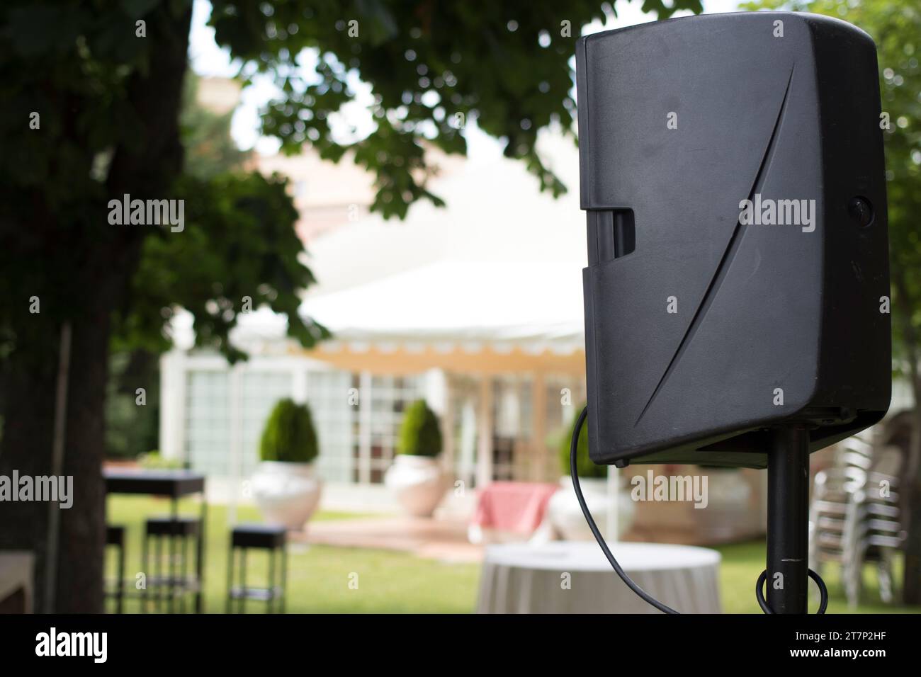 Concert event with sound system tripod hi-res stock photography and ...