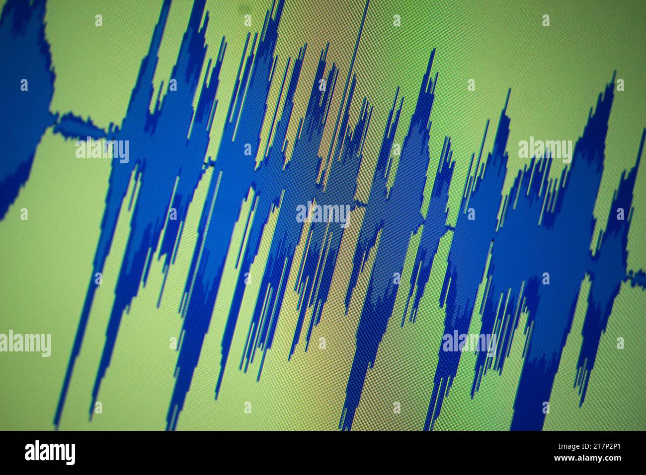 Voiceover studio voice actor dialogue recording audio sound wave on ...