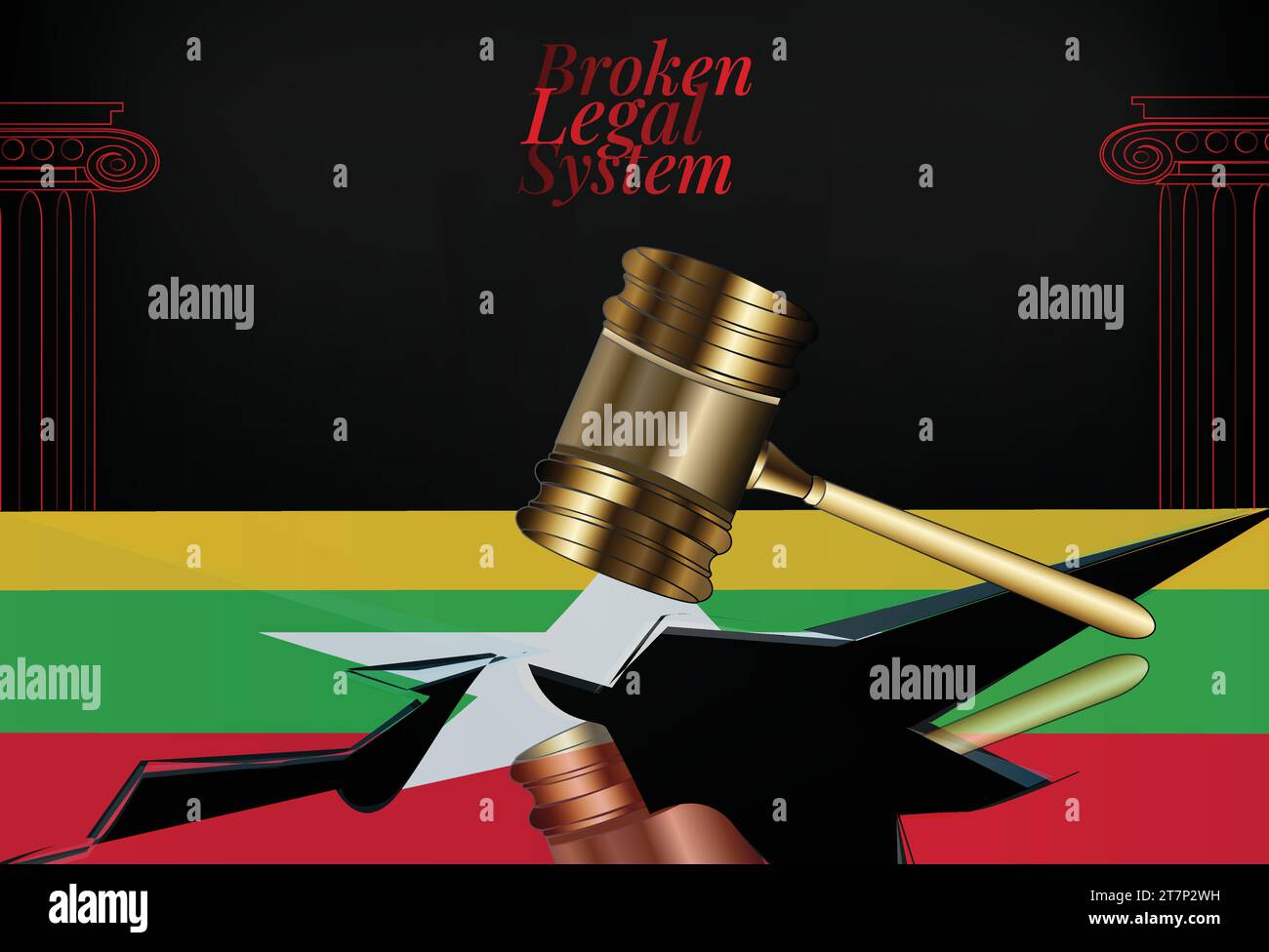 Myanmar human rights Stock Vector Images - Alamy