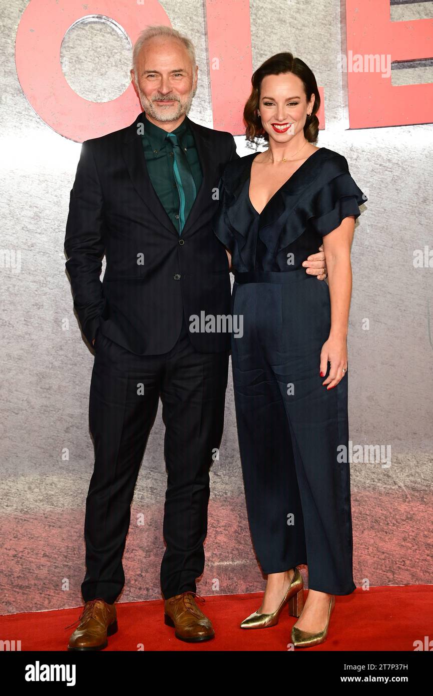 London, UK. 16th Nov, 2023. Mark Bonnar and Lucy Gaskell attends the ...