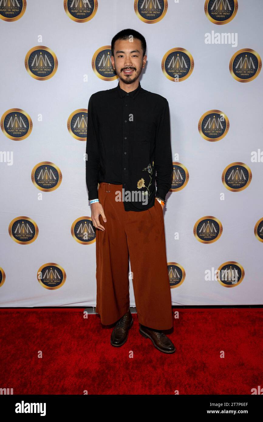 Los Angeles, USA. 15th Nov, 2023. Composer Oscar Pan attends 14th Hollywood Music in Media ...
