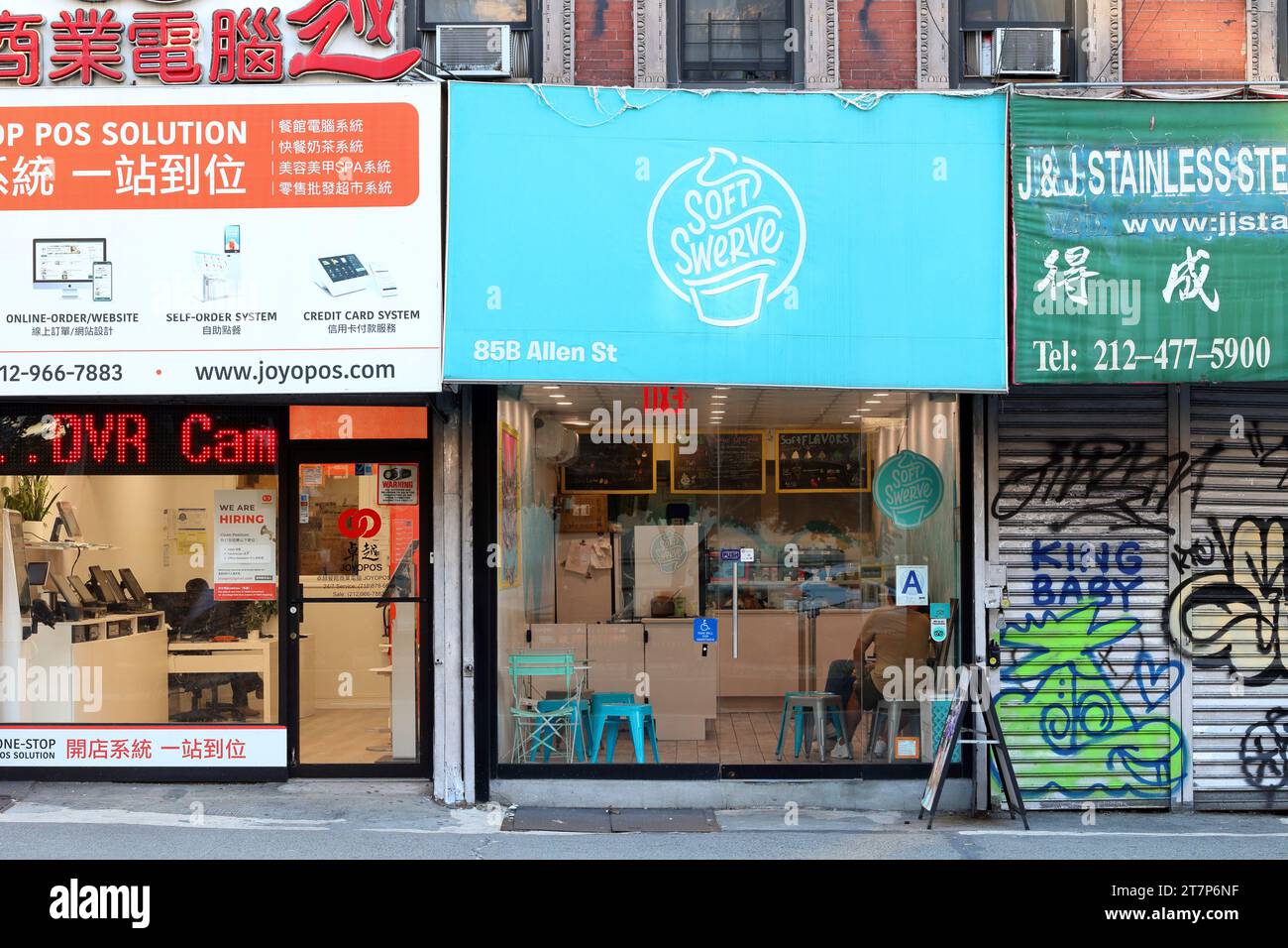 Soft Swerve Ice Cream, 85 Allen St, New York, NYC storefront photo of ...