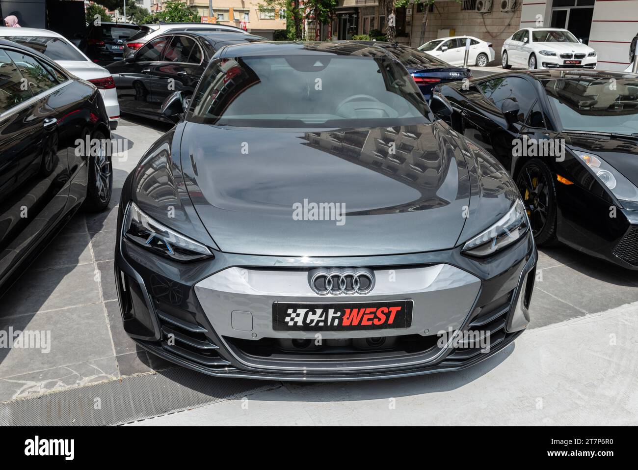 Black audi e tron gt hi-res stock photography and images - Alamy