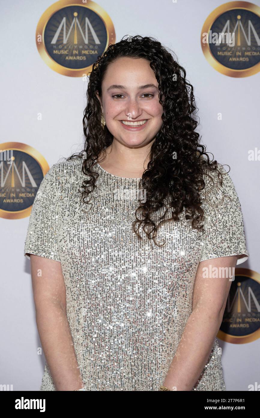 Los Angeles, USA. 15th Nov, 2023. Composer Elizabeth Phillipson-Weiner ...