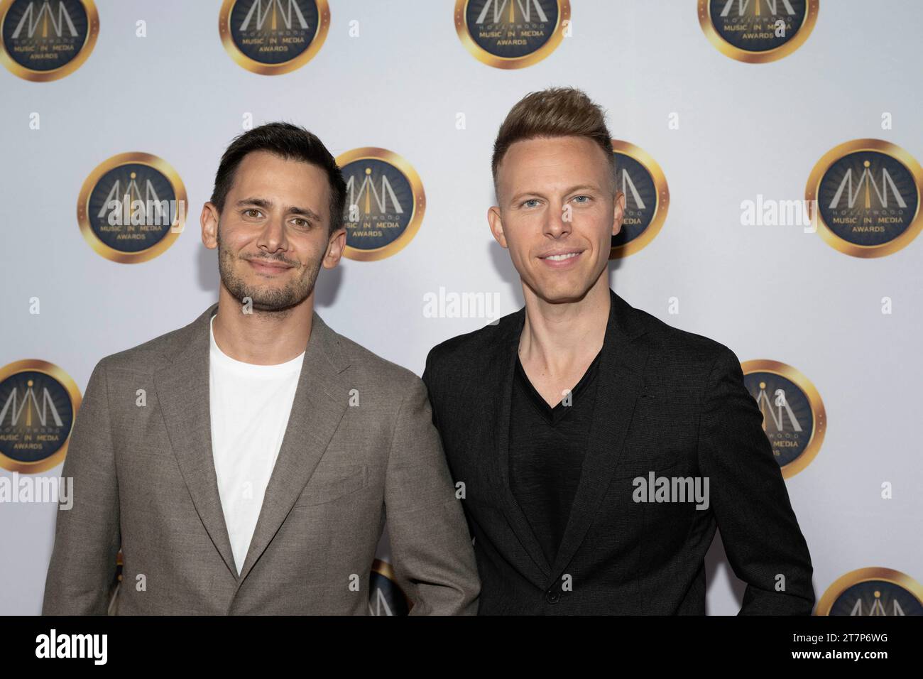 Los Angeles, USA. 15th Nov, 2023. Composers Benj Pasek, Justin Paul ...