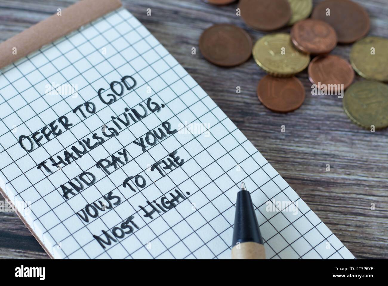 Handwritten Christian verse for thanksgiving to God Jesus Christ in ...