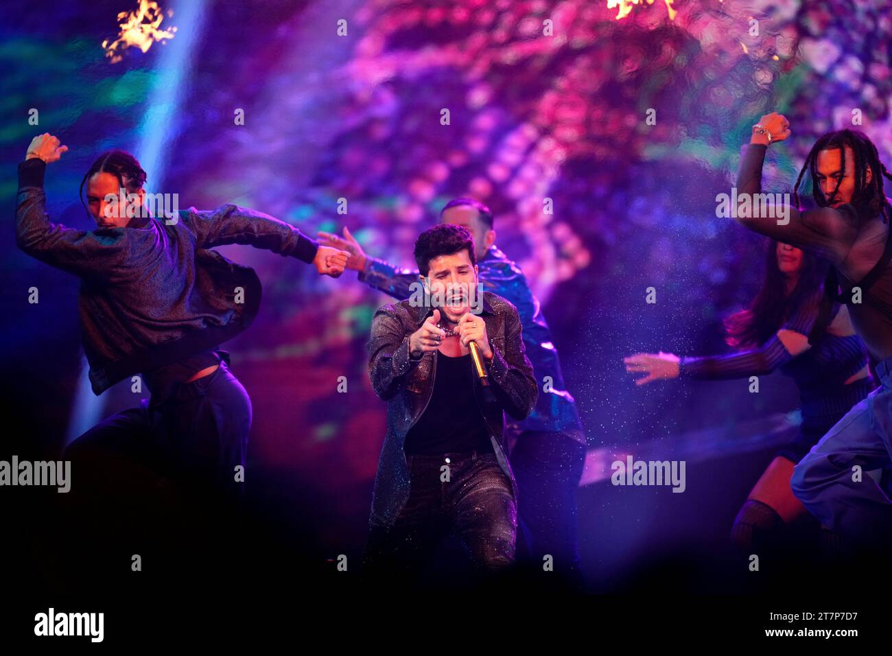 Sebastian Yatra performs during the 24th annual Latin Grammy Awards in ...