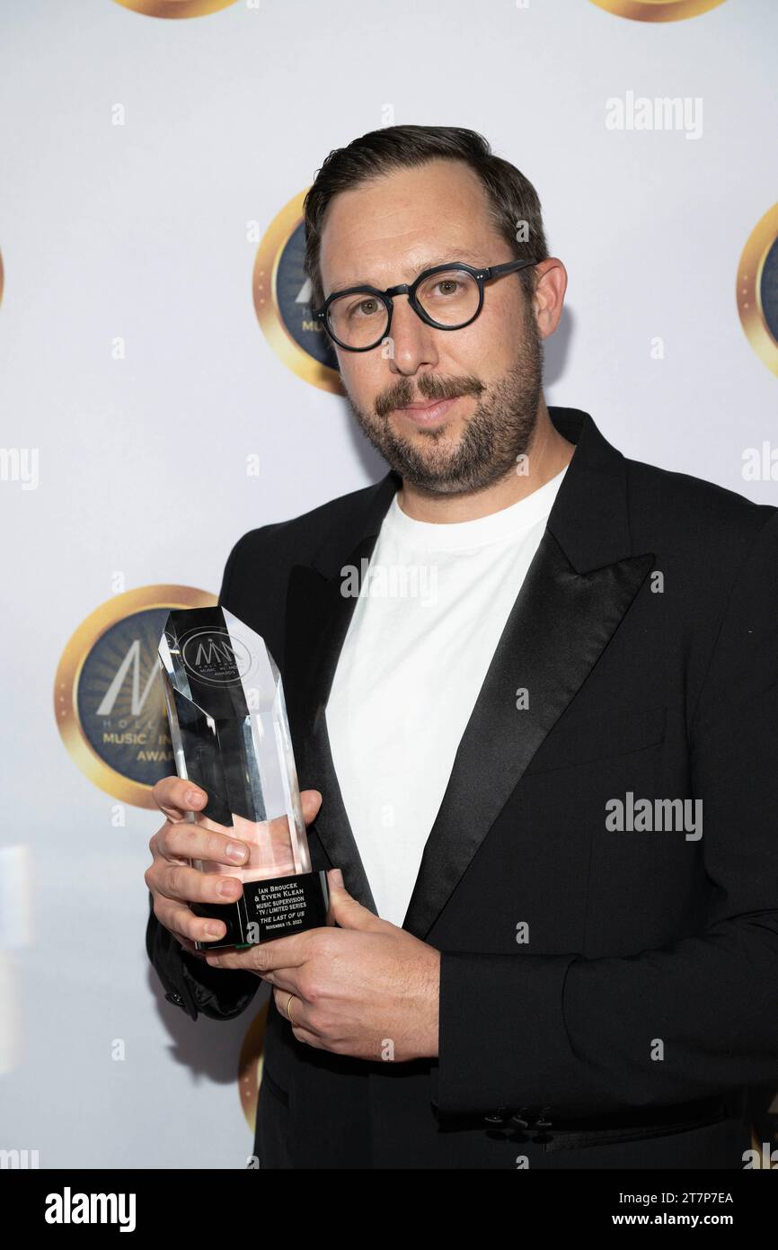 Music department Ian Broucek attends 14th Hollywood Music in Media ...