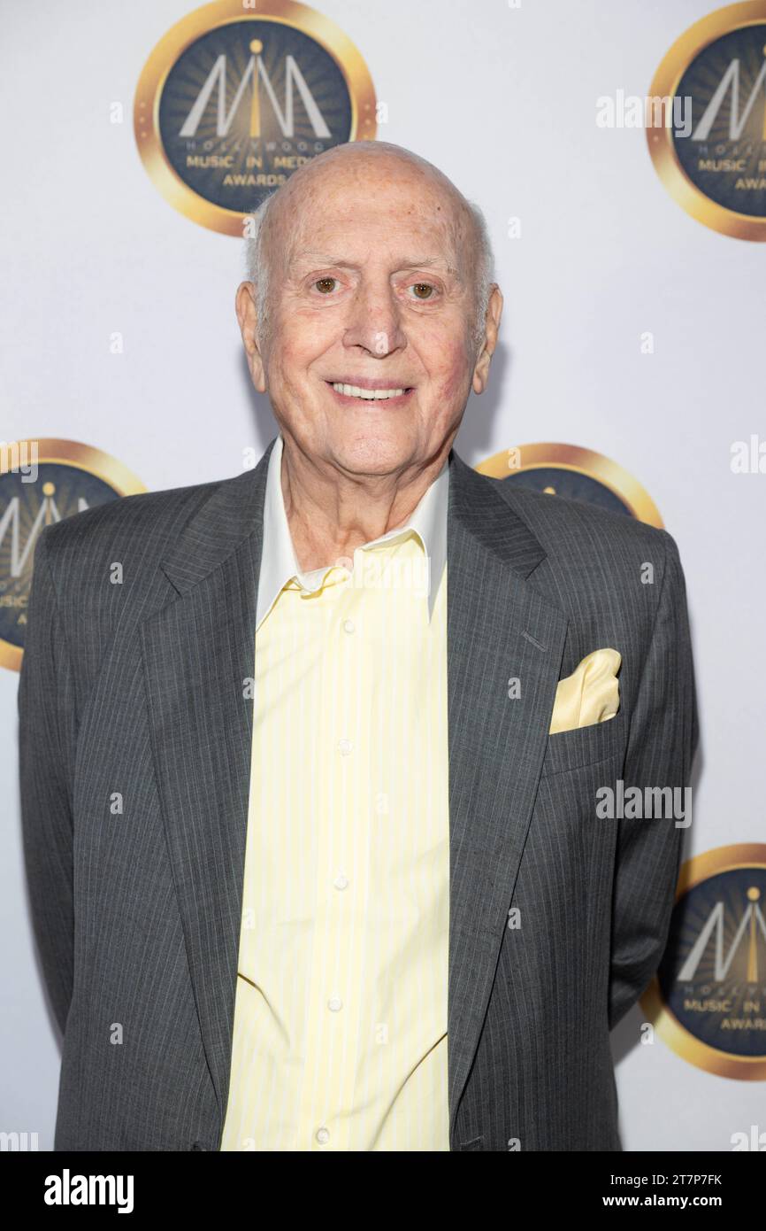 Presenter Songwriter Mike Stoller attends 14th Hollywood Music in Media ...