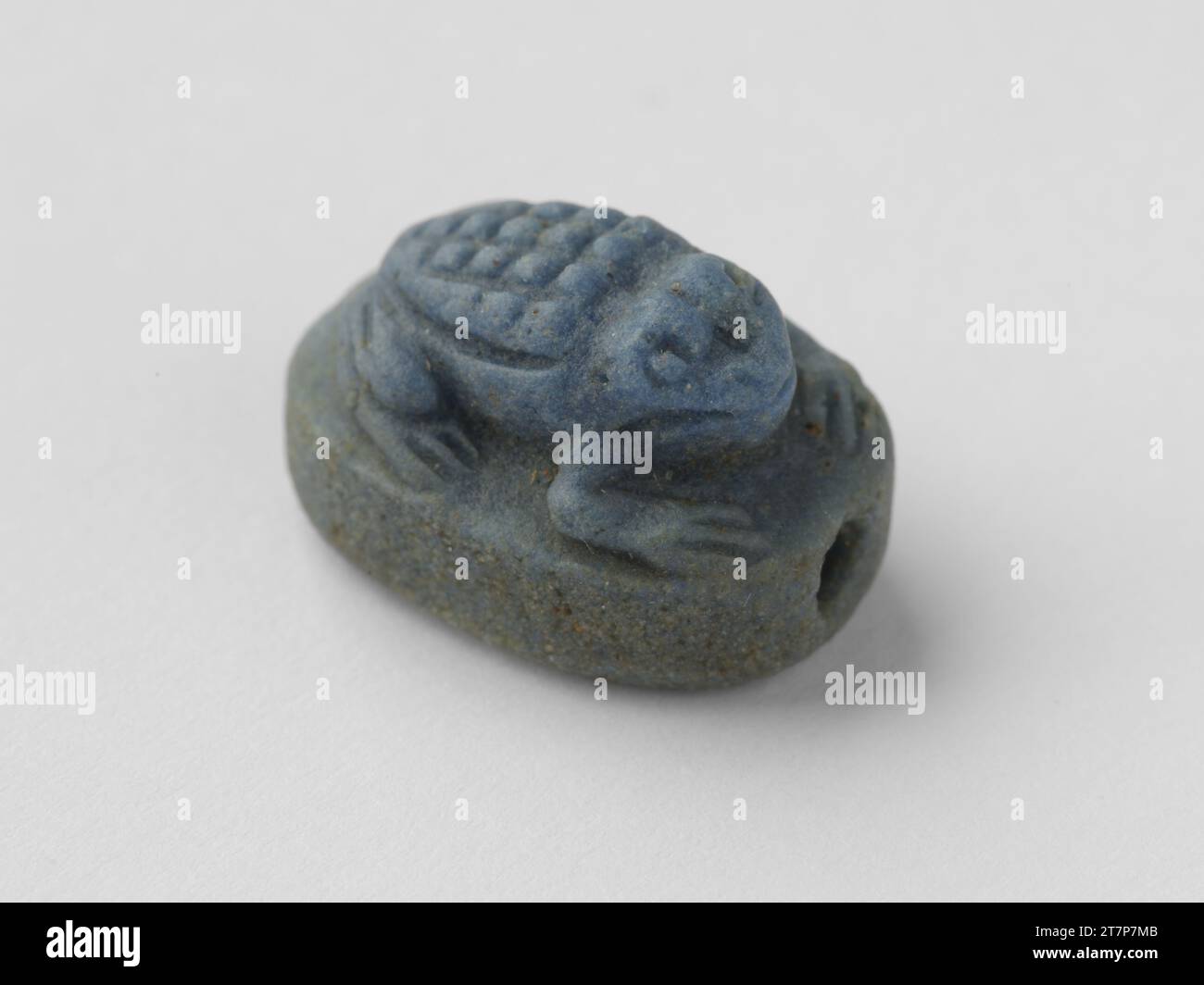 Egyptian faience frog amulet of goddess of fertility Heqet (Heket Stock ...