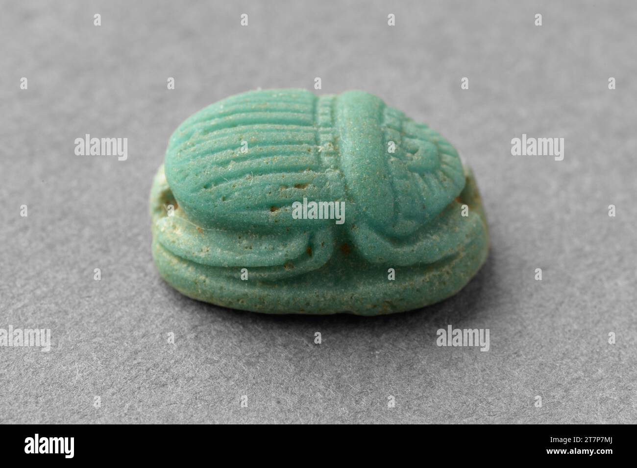 Ancient egyptian faience scarab amulet Stock Photo - Alamy