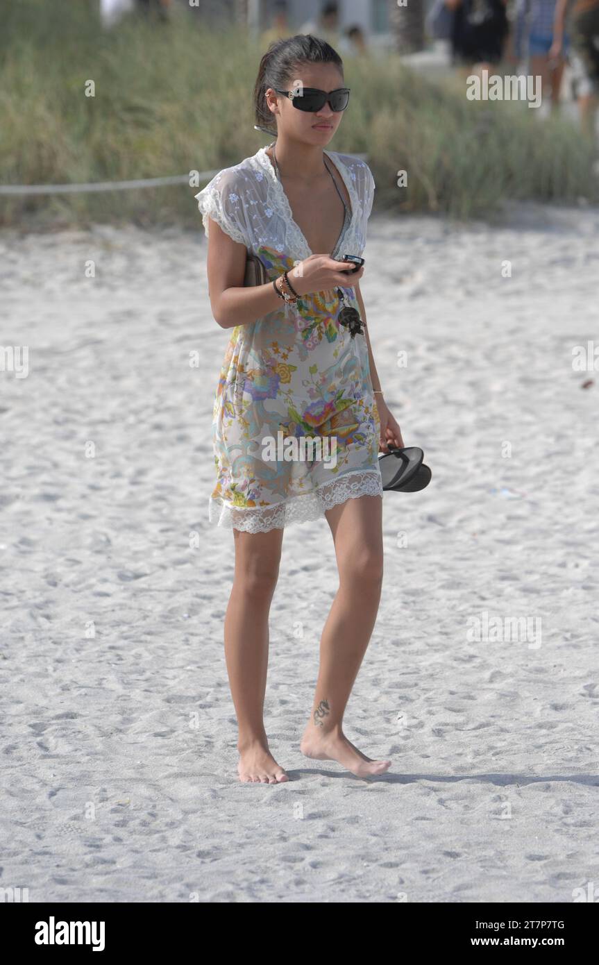 MIAMI BEACH, FL - APRIL 22: Sean "P-Diddy" Combs out on the town in ...
