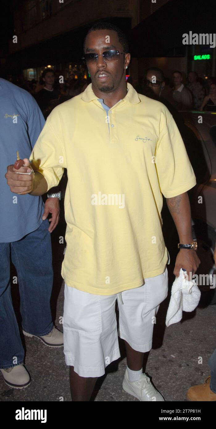 MIAMI - MARCH 25: (EXCLUSIVE COVERAGE) Sean "P Diddy" Combs finds it ...