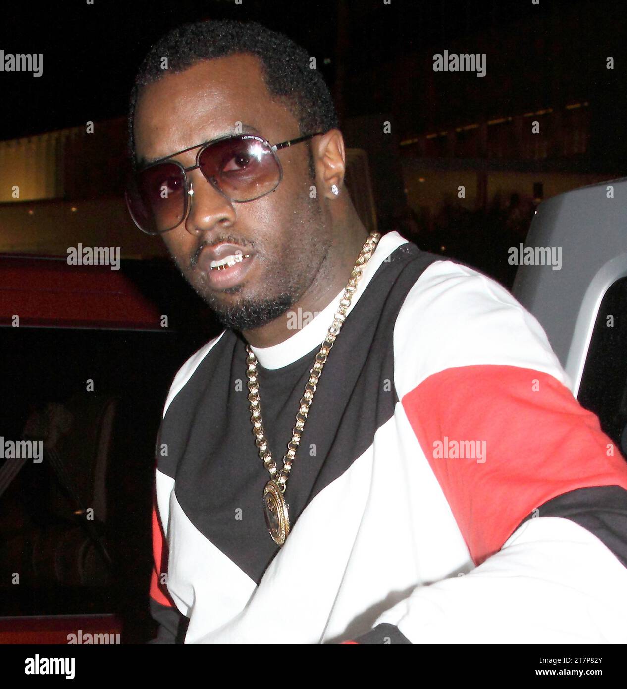 MIAMI BEACH, FL - APRIL 22: Sean "P-Diddy" Combs out on the town in ...