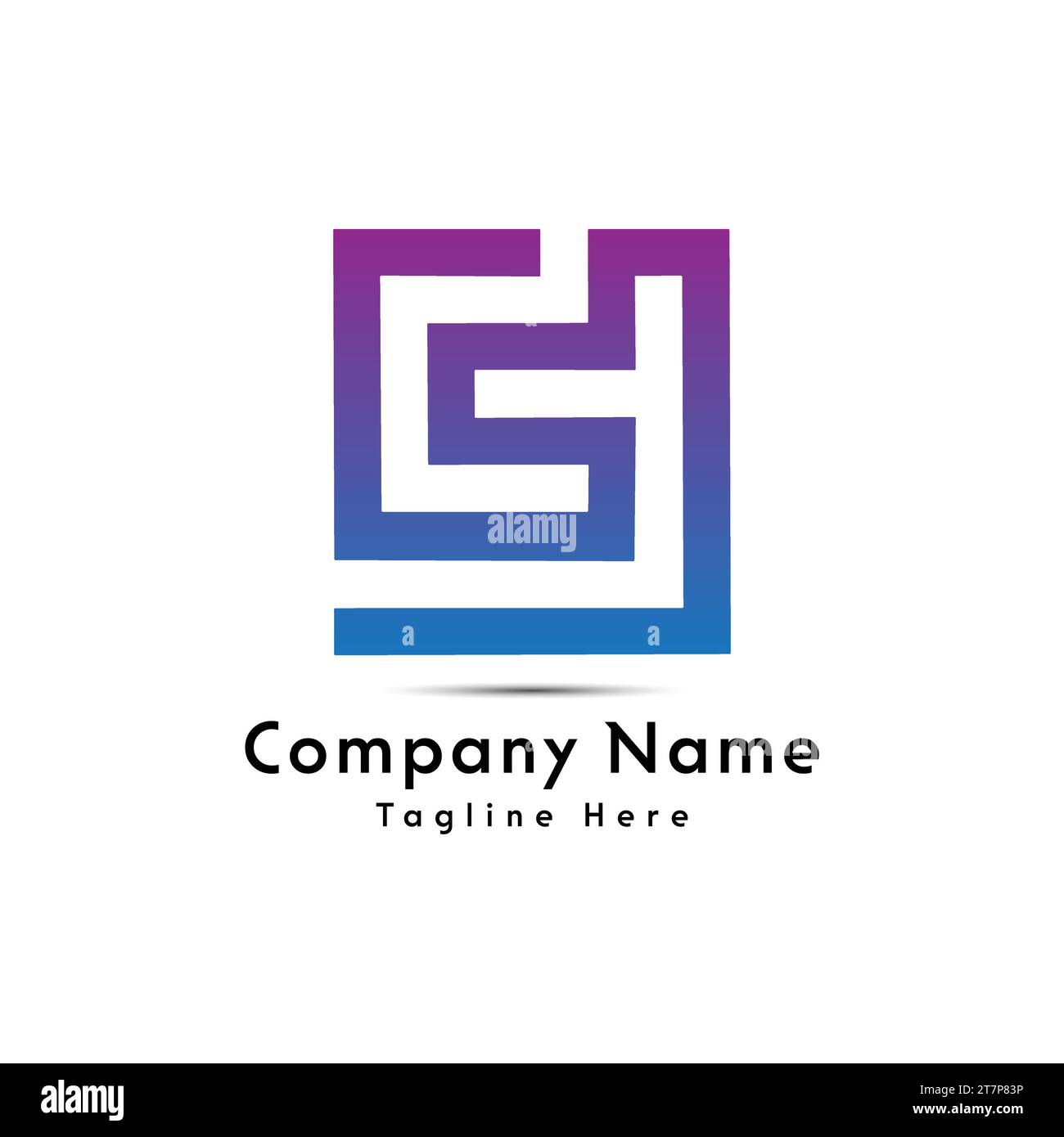 CF letter rectangle shape logo design icon Stock Vector Image & Art - Alamy